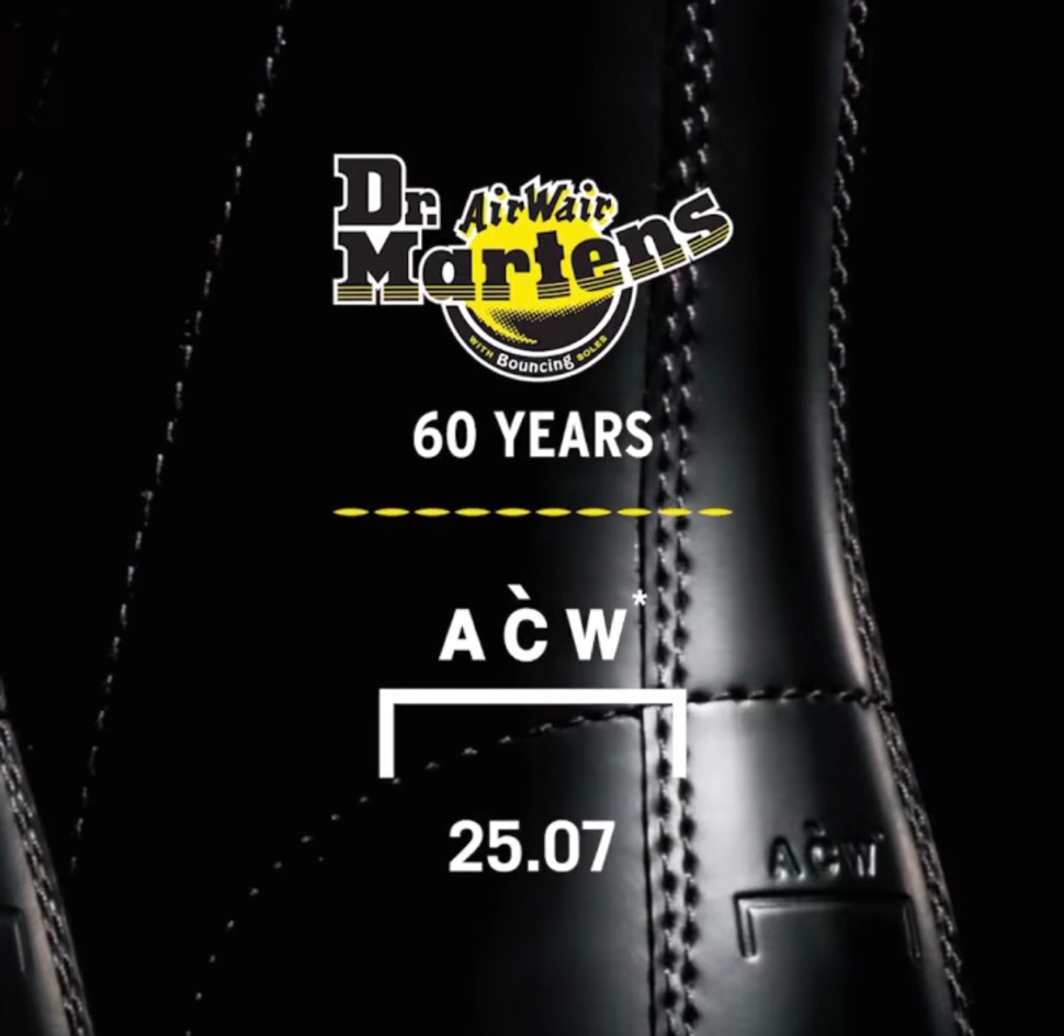 【Dr.Martens × ACW】60周年記念コラボ第7弾〈1460〉 8ホールブーツが7月25日に発売予定 | UP TO DATE