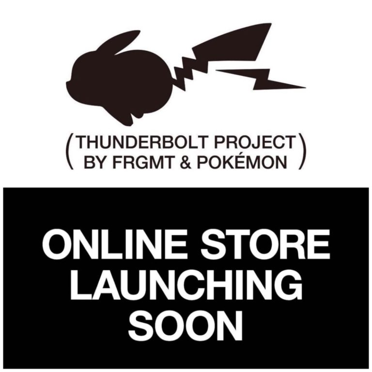 【THUNDERBOLT PROJECT BY FRGMT & POKÉMON】公式オンラインストアが8月23日にオープン | UP TO DATE