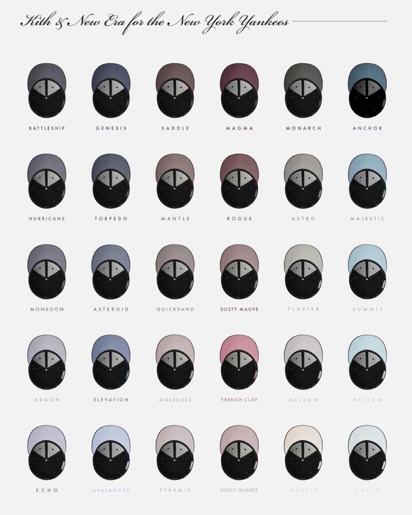 Kith × New Era for New York Yankees 全30色の“The Palette” Collectionが国内9月 ...