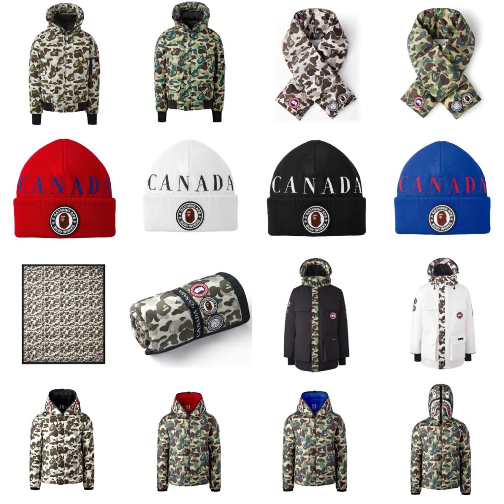 【Bape × Canada Goose × Concepts】コラボコレクションが国内12月4日より発売予定 | UP TO DATE
