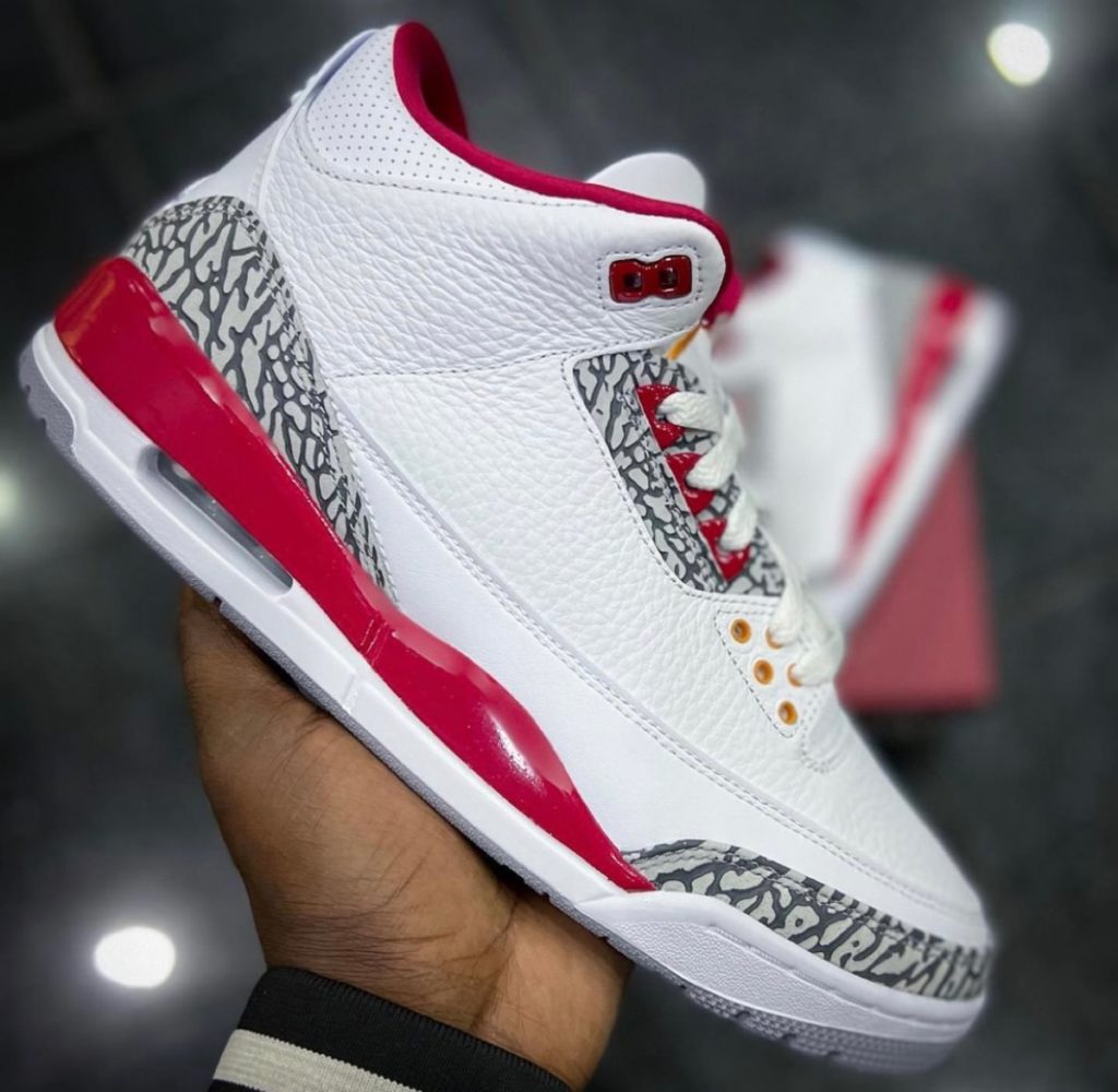 【Nike】Air Jordan 3 Retro “Cardinal Red”が国内2月24日に発売予定 | UP TO DATE