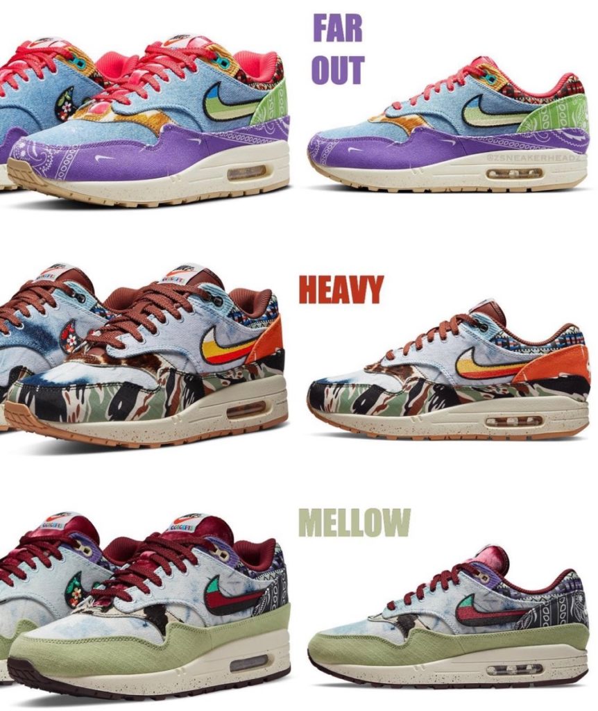 Concepts × Nike Air Max 1 SP 全3足が国内3月12日／3月19日／3月26日に発売予定 | UP TO DATE