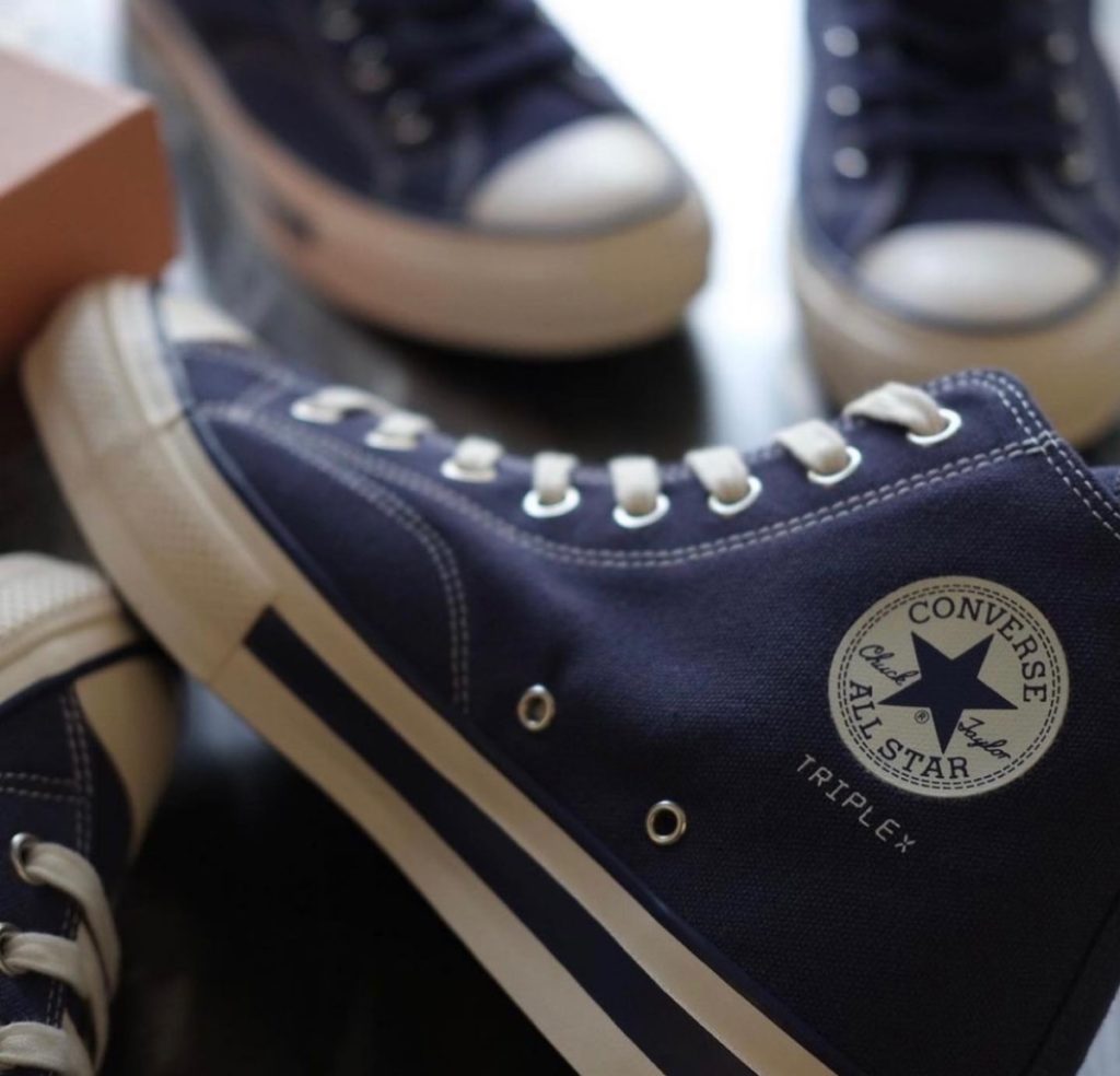 CONVERSE ADDICT × GOD SELECTION XXX 『CHUCK TAYLOR CANVAS TX HI “NAVY”』が ...