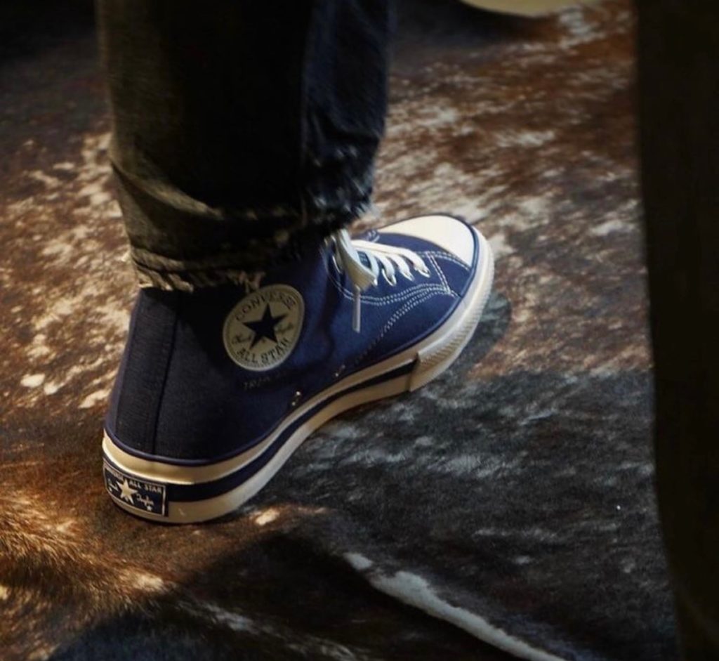 CONVERSE ADDICT × GOD SELECTION XXX 『CHUCK TAYLOR CANVAS TX HI “NAVY”』が ...