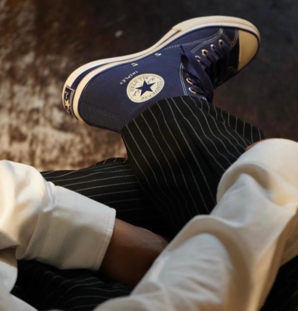 CONVERSE ADDICT × GOD SELECTION XXX 『CHUCK TAYLOR CANVAS TX HI “NAVY”』が ...