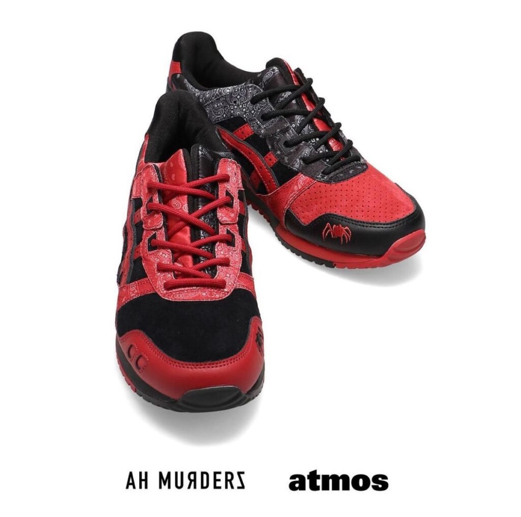 ASICS × atmos × AH MURDERZ 『GEL-LYTE III OG “Red Spider”』が国内12月22日／12月 ...