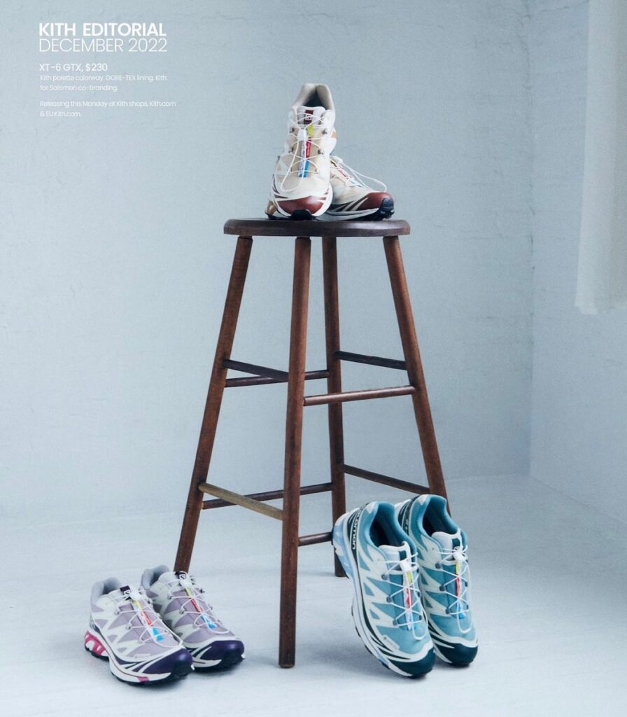 Kith × Salomon 『XT-6 GTX』全3色が国内12月19日に発売 | UP TO DATE
