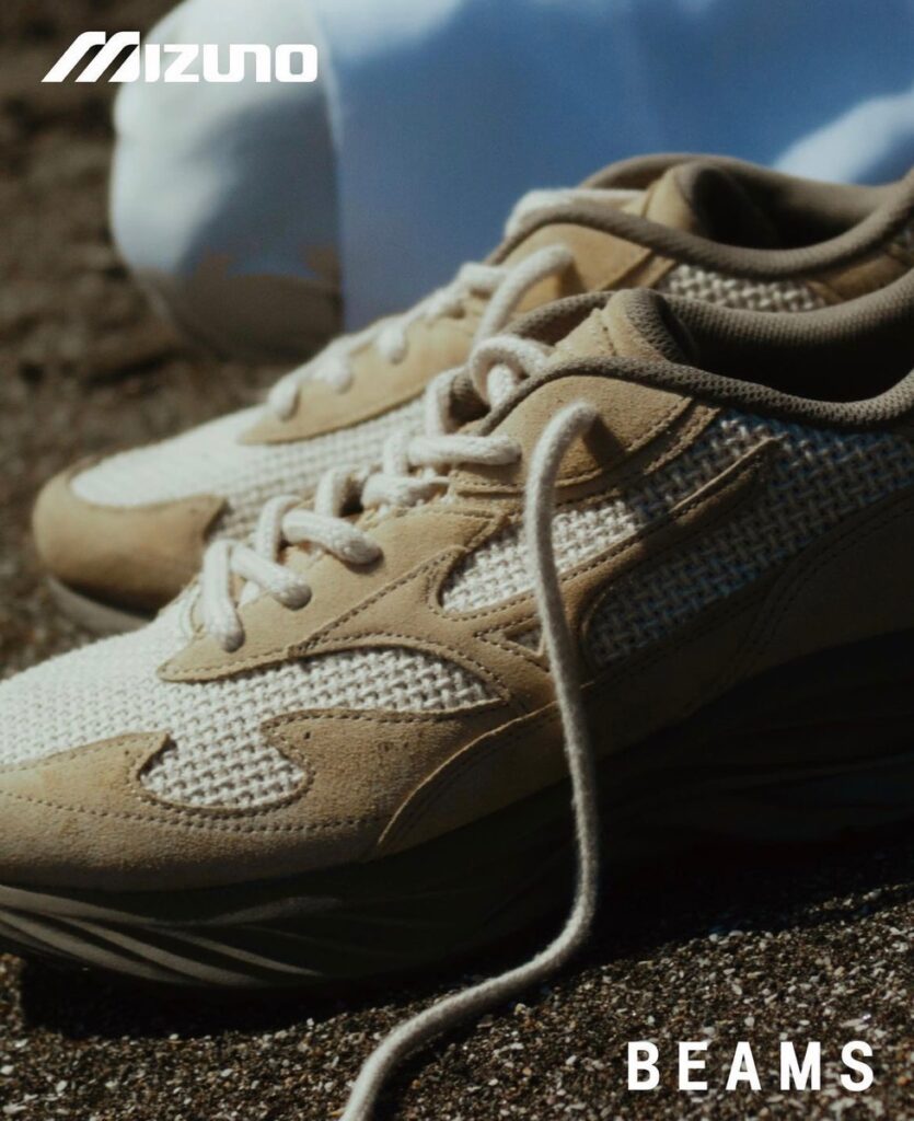MIZUNO × BEAMS コラボ第5弾『WAVE RIDER β』が国内4月1日より発売 | UP TO DATE