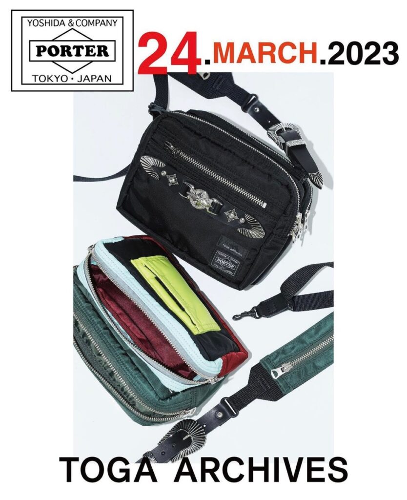 TOGA × PORTER コラボバッグ第5弾が国内3月24日に発売予定 | UP TO DATE