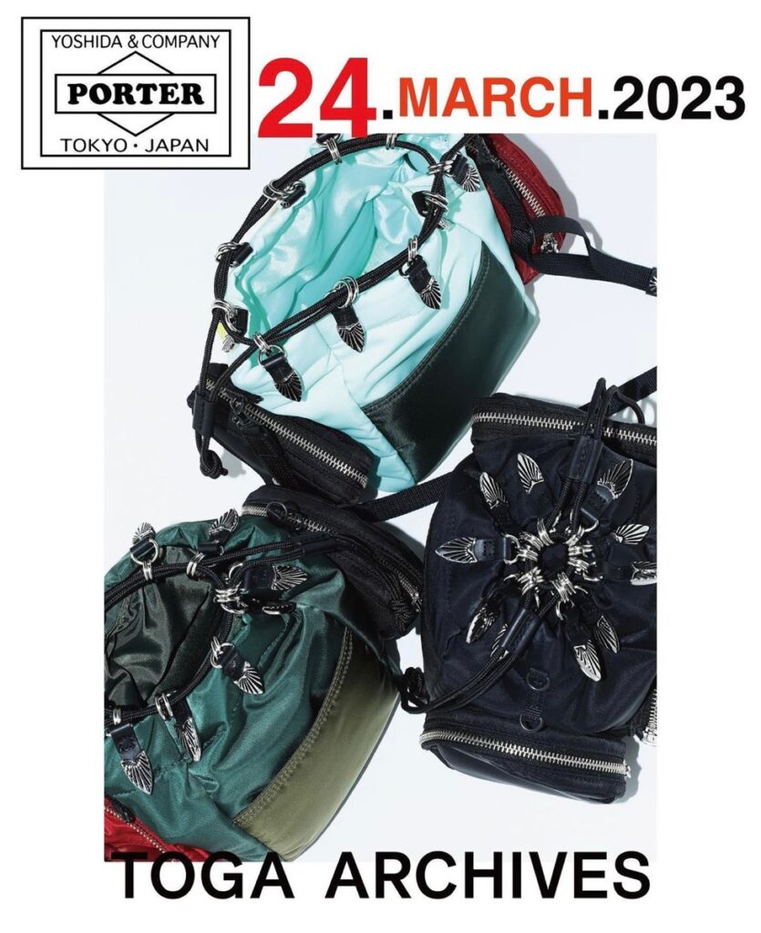 TOGA × PORTER コラボバッグ第5弾が国内3月24日に発売予定 | UP TO DATE