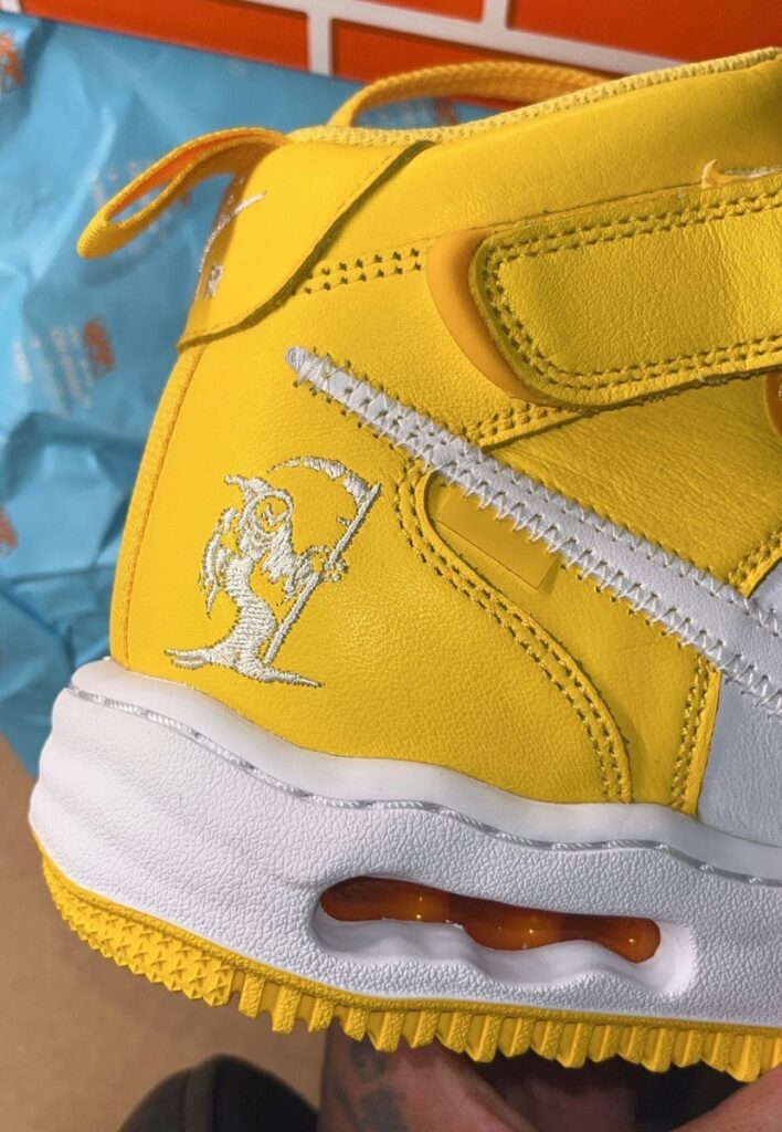 Off-White × Nike Air Force 1 Mid SP LTHR “Varsity Maize”が国内11月9日に発売予定 ...