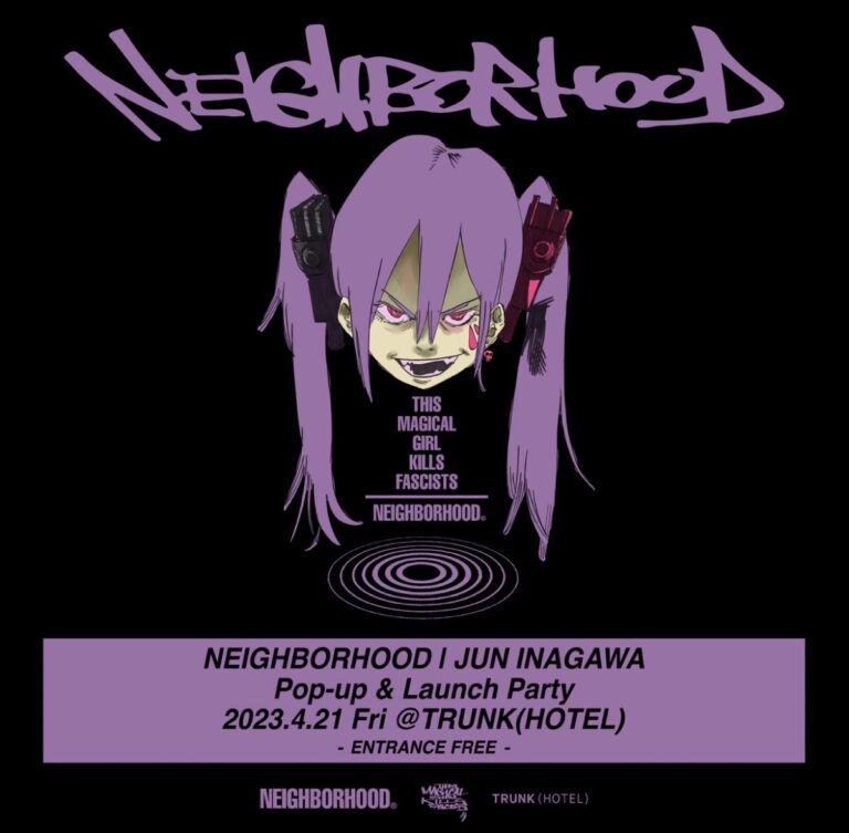 NEIGHBORHOOD®︎ × JUN INAGAWA コラボコレクション第2弾が国内4月21日／5月3日に発売 | UP TO DATE
