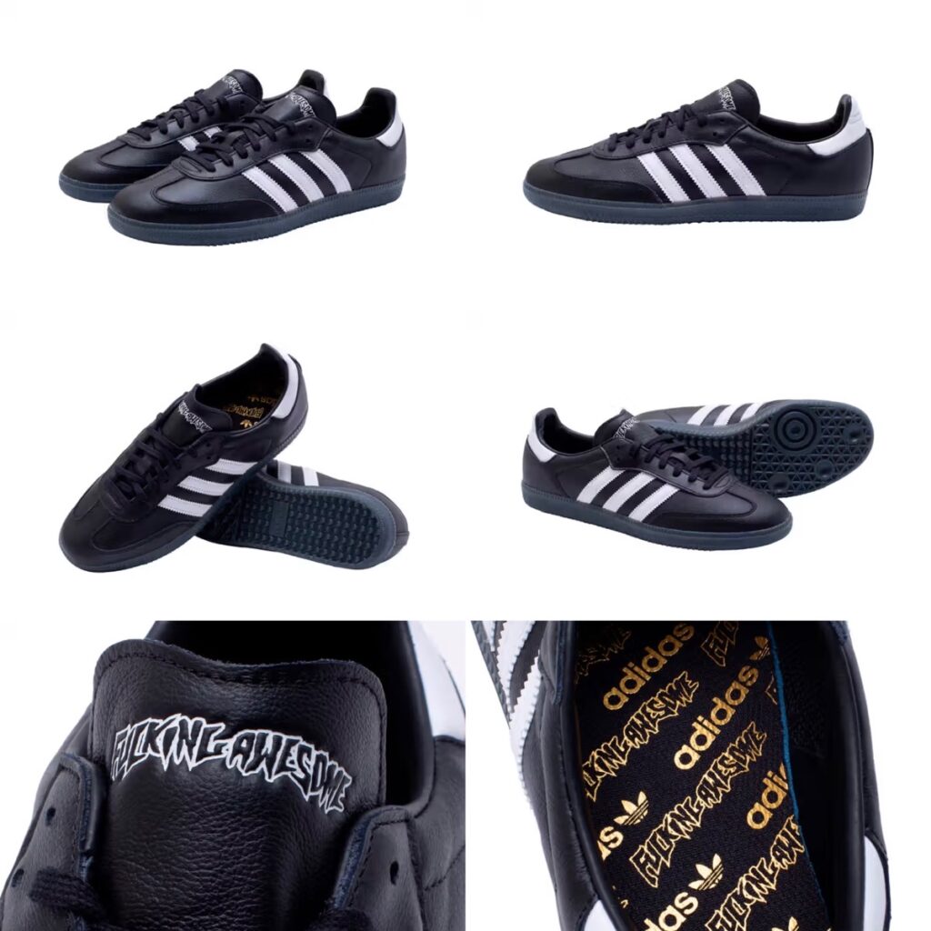 adidas Skateboarding by Fucking Awesome SAMBA “BLACK”が国内3月13日に再販[ID7339 ...