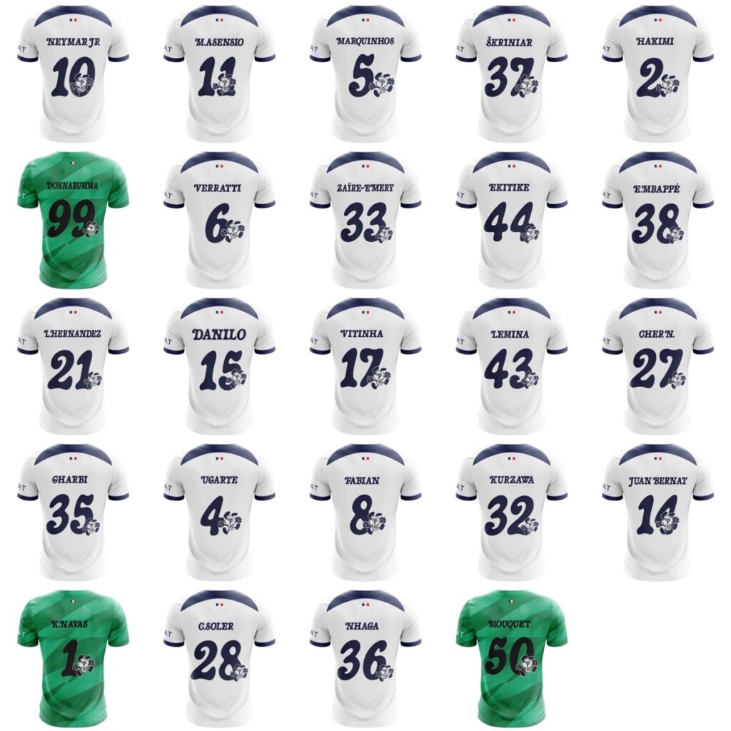 VERDY × PSG ジャパンツアーのコラボユニフォームが公式オークションに出品中 | UP TO DATE