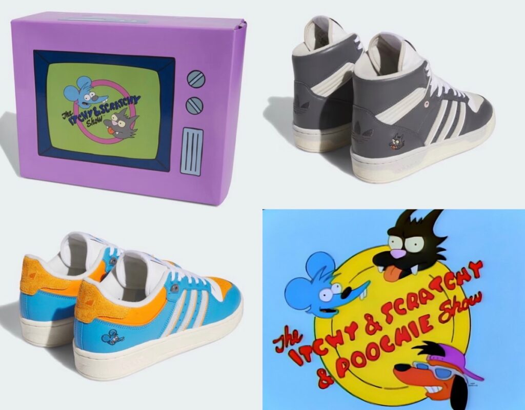 adidas × The Simpsons “Itchy & Scratchy & Poochie Show” Packが国内10月7日に発売 ...