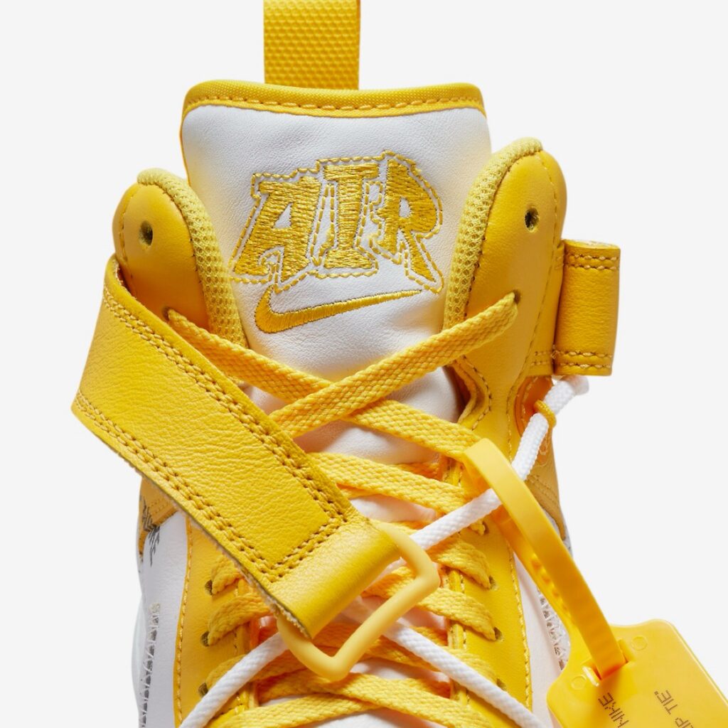 Off-White × Nike Air Force 1 Mid SP LTHR “Varsity Maize”が国内11月9日に発売予定 ...