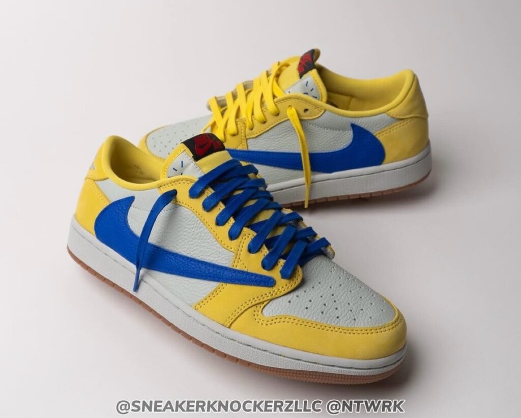 Travis Scott × Nike Wmns Air Jordan 1 Low OG SP “Canary”が国内5月25日に発売 ...