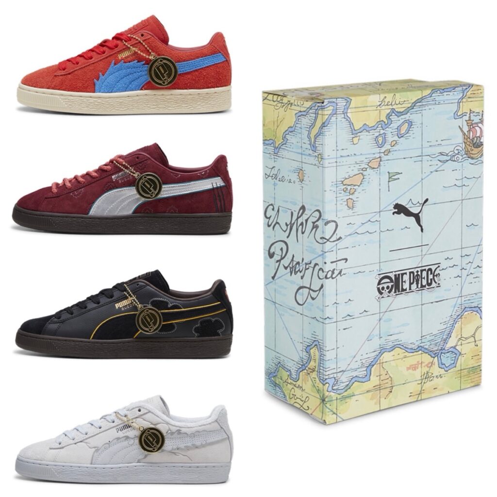 ONE PIECE × PUMA SUEDE “新四皇” Collectionが国内3月28日に再販[396525-01 / 396521 ...