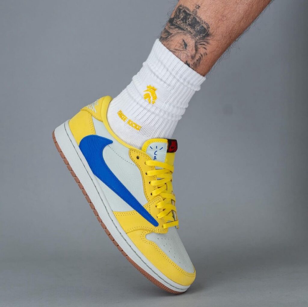 Travis Scott × Nike Wmns Air Jordan 1 Low OG SP “Canary”が国内5月25日に発売 ...