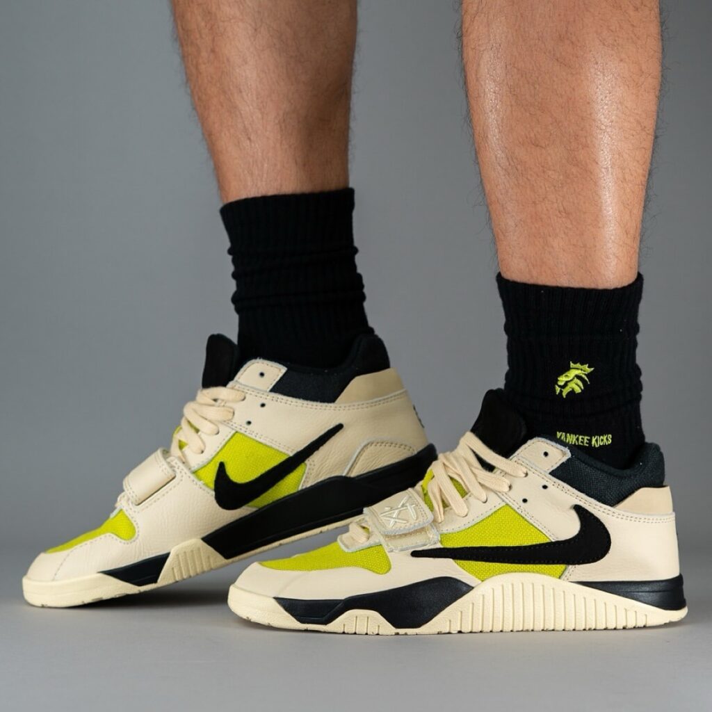 Travis Scott x Nike Jordan CJ1 T-REXX “Bright Cactus”が国内4月30日に発売予定 ...