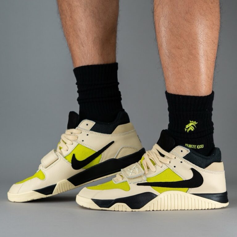 Travis Scott x Nike Jordan CJ1 T-REXX “Bright Cactus”が4月30日に発売予定 ...