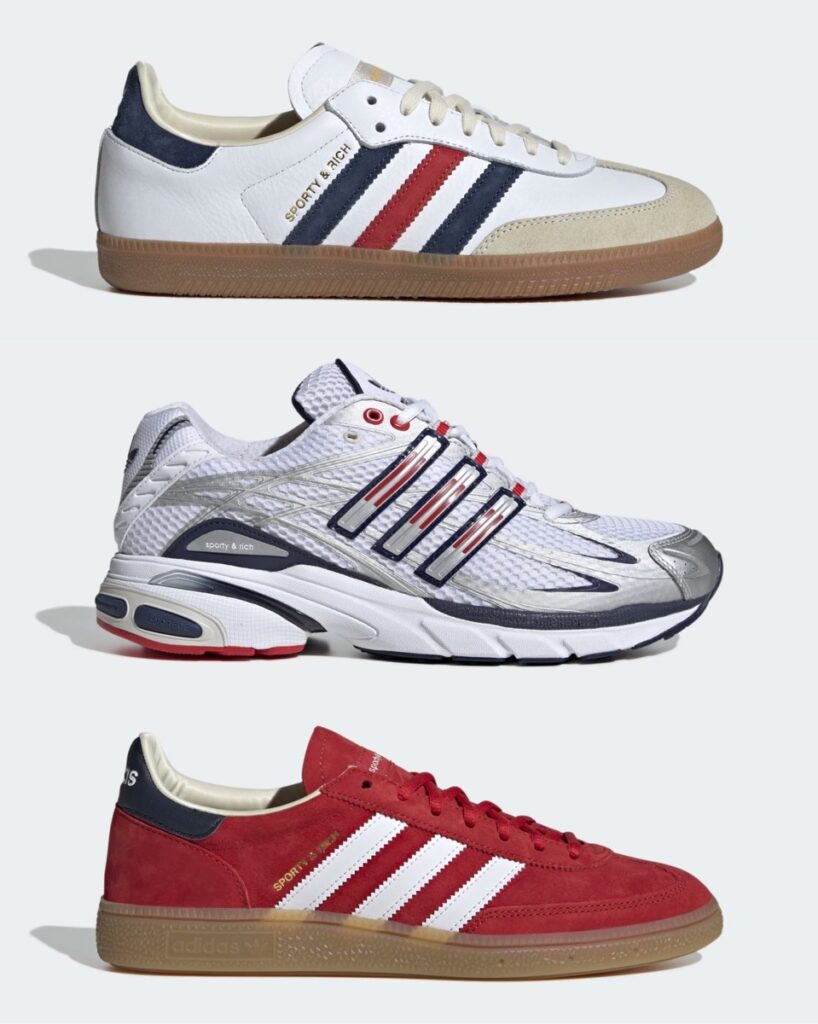 Sporty & Rich × adidas SAMBA OG & ADISTAR CUSHION & HANDBALL SPEZIAL ...