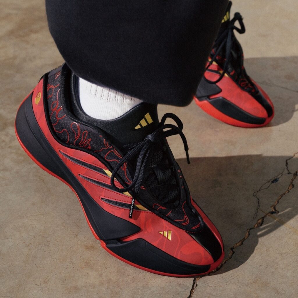 adidas × BAPE®︎『Dame 9』& コラボアパレルが国内8月31日に発売[JH6358 / IH0786 / IH0787 ...