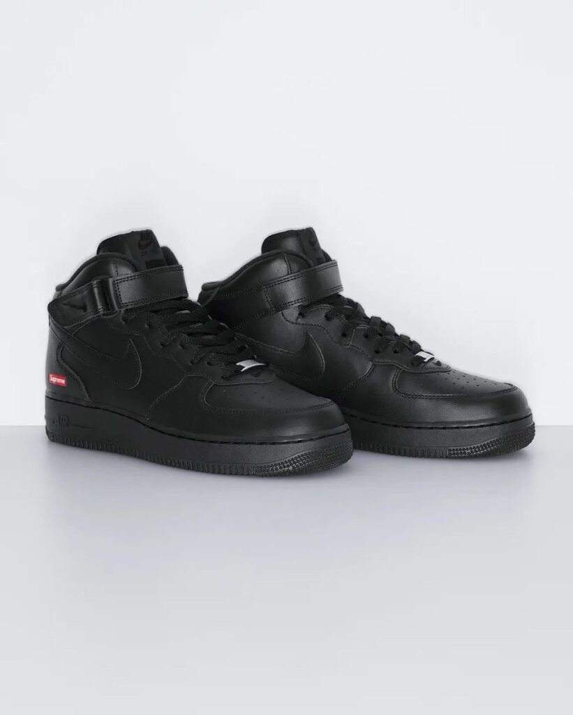Supreme x Nike Air Force 1 Mid SP “Black” & “White”が24FW 国内12月8日に再販 ...