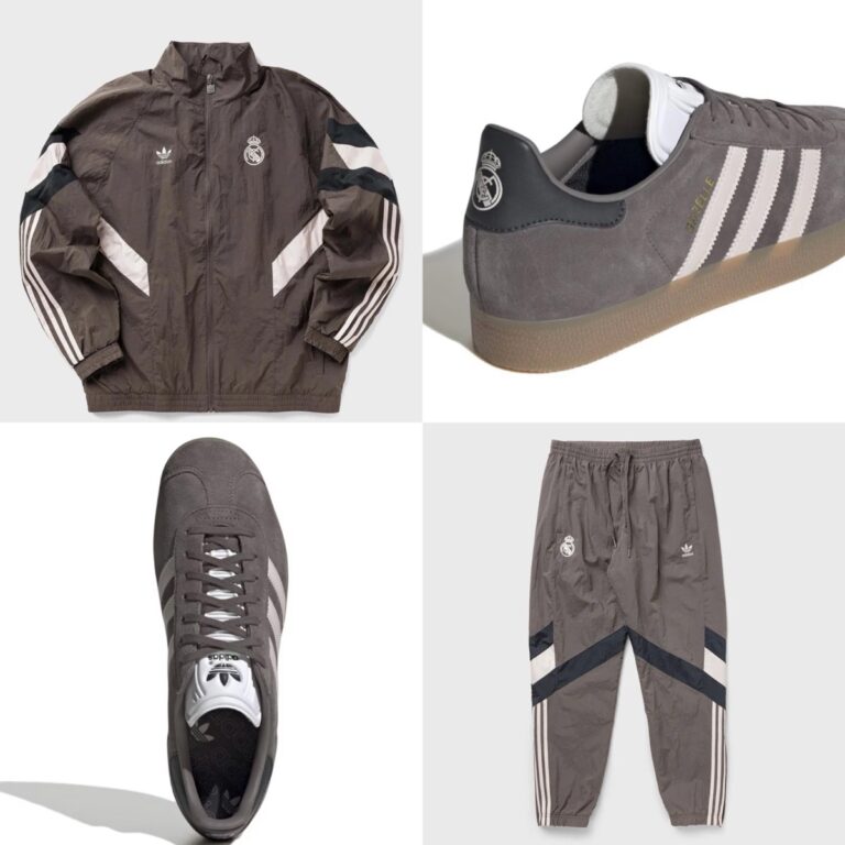 Real Madrid x adidas Gazelle Rekive “Charcoal” & 新作アパレルが登場。国内9月11日より順次 ...