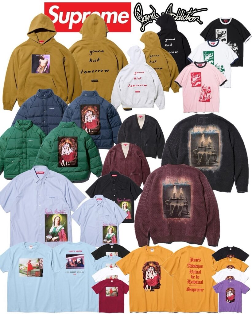 Supreme x Jane’s Addiction 24FW Week11が国内11月2日に発売【全商品一覧 価格など / 2024FW】 | UP TO DATE