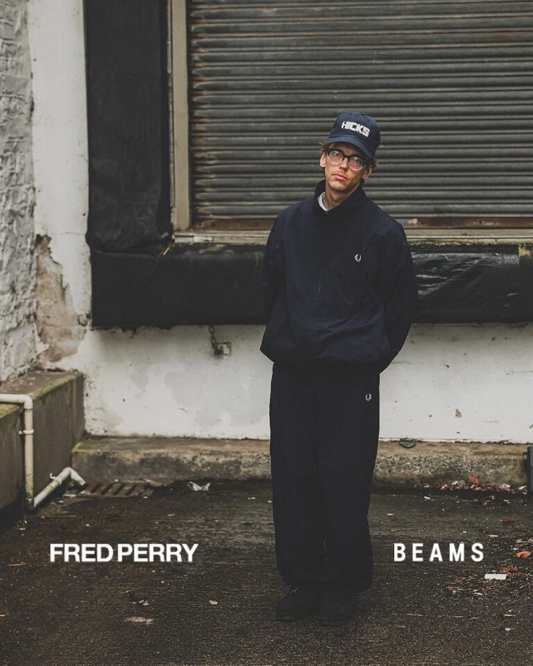 FRED PERRY × BEAMS 24AW 別注シェルジャケット&パンツが国内10月19日より発売 | UP TO DATE