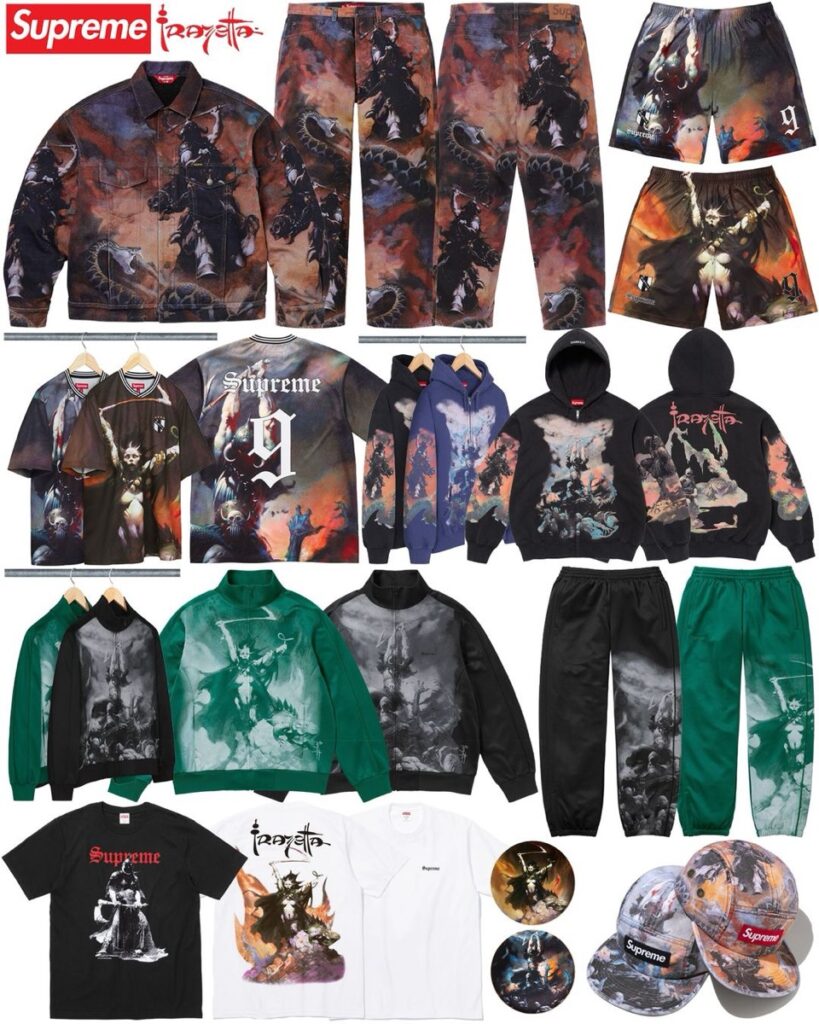 Supreme x Frank Frazetta 24FW Week15が国内11月30日に発売【全商品一覧 価格など / 2024FW ...
