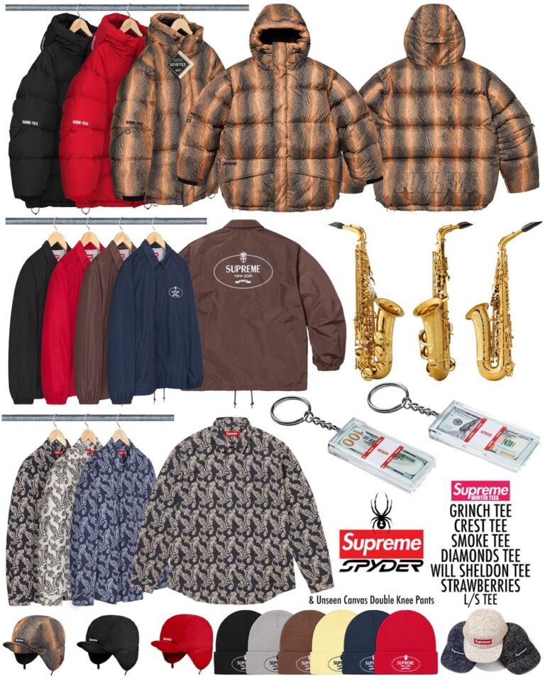 Supreme x Spyder 24FW Week18が国内12月21日に発売【全商品一覧 価格など / 2024FW】 | UP TO DATE