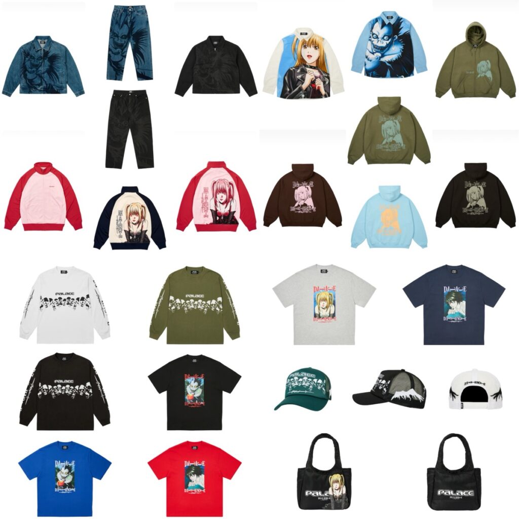PALACE SKATEBOARDS x 漫画 DEATH NOTE “SPRING 25” Week2が国内2月15日に発売 | UP TO ...