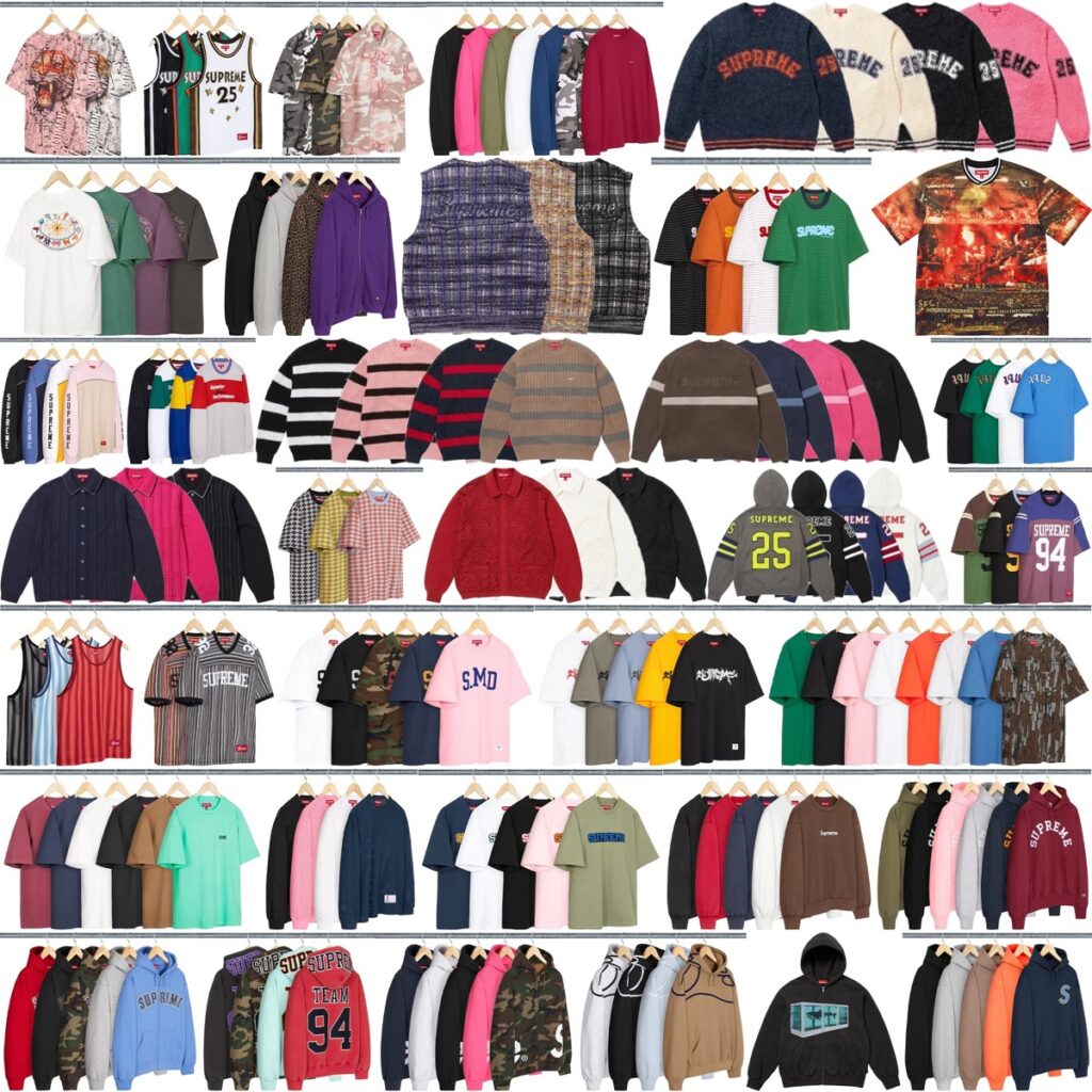 Supreme 25SS CollectionのLOOKBOOK & PREVIEWが公開 【2025SS】 | UP TO DATE