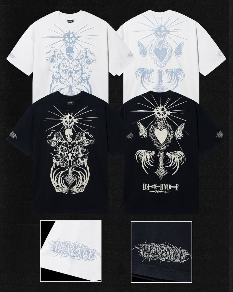 REVENGE x 漫画 DEATH NOTE コラボコレクションが2月24日より発売 【商品一覧】 | UP TO DATE