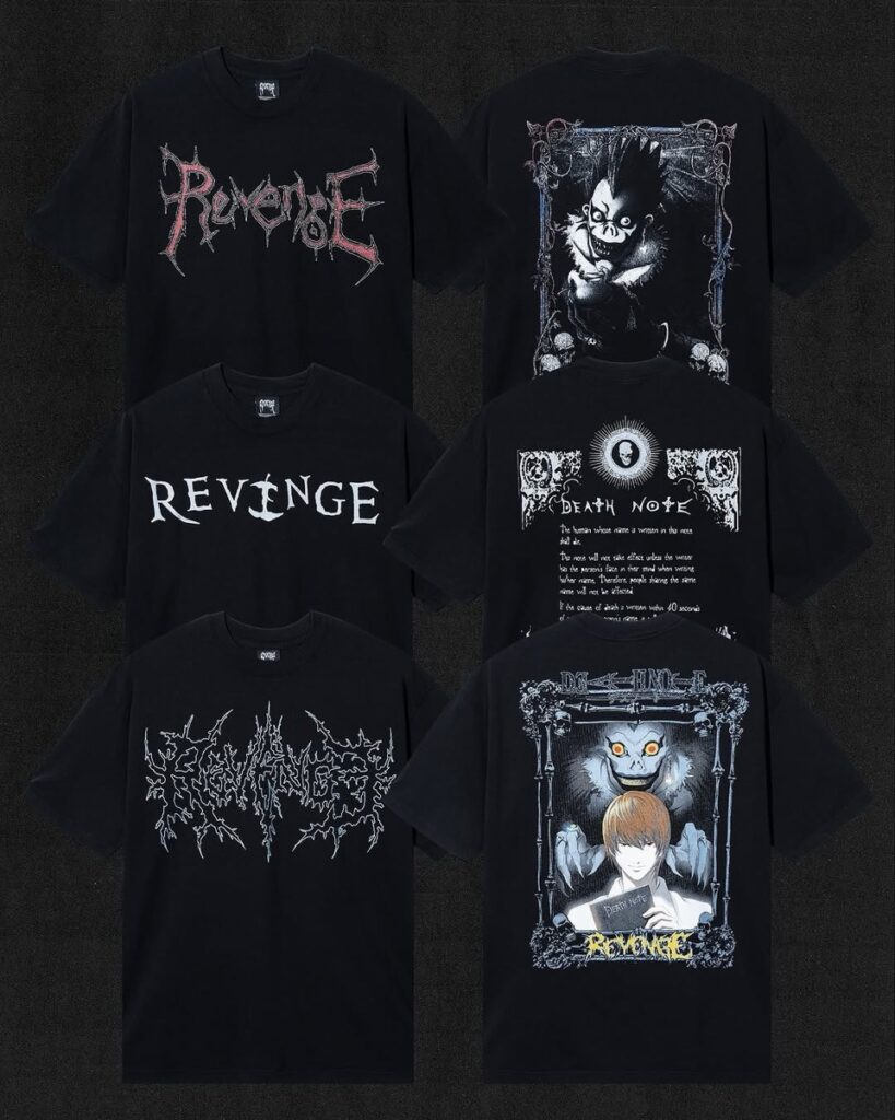REVENGE x 漫画 DEATH NOTE コラボコレクションが2月24日より発売 【商品一覧】 | UP TO DATE