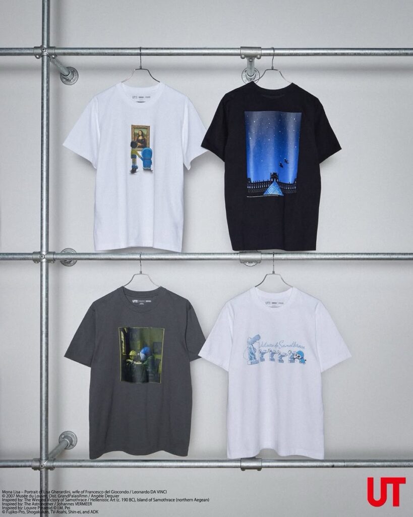 UNIQLO UT x ドラえもん & ルーヴル美術館 コラボTシャツが国内5月23日より発売 - FASHION FALE