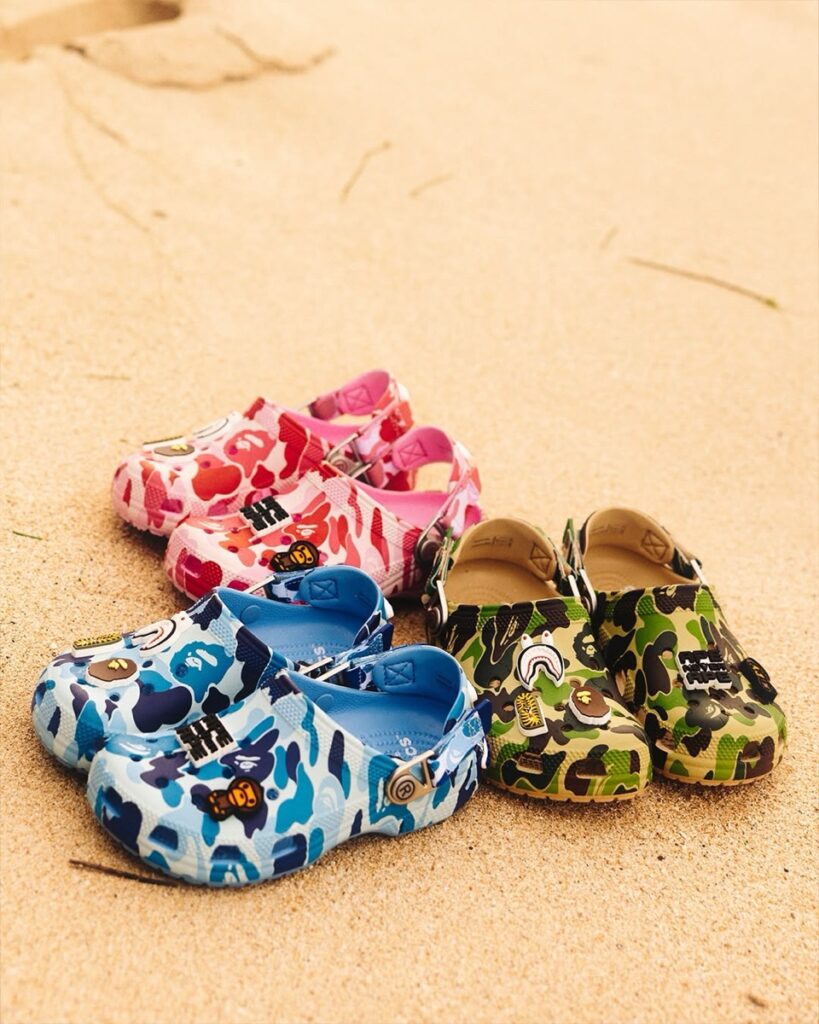 BAPE®︎ x Crocs Classic Clog “ABC Camo”が国内3月8日より発売 | UP TO DATE