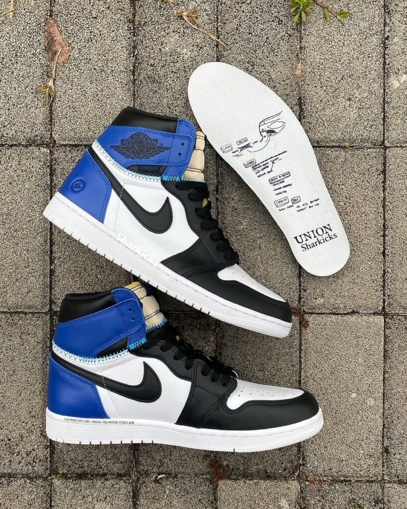 Fragment x UNION x Nike Air Jordan 1 Retro High OG SP “Black and Sport ...