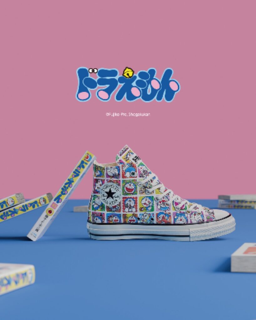 CONVERSE x ドラえもん 連載開始55周年記念コラボコレクションが国内4月30日より発売 | UP TO DATE