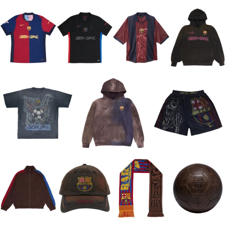 Travis Scott x FC Barcelona エル・クラシコ用コラボユニフォームが発表。5月9日には限定コレクションの販売も ...