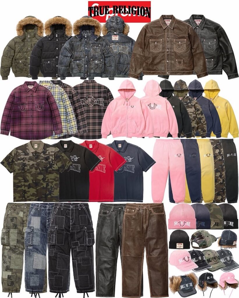 Supreme x True Religion 25FW Week13 が国内11月22日に発売【全商品一覧 価格など / 2025FW ...