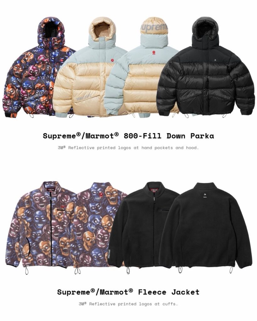 Supreme x Marmot / Michael Jackson 25FW Week18 が国内12月27日より発売【全商品一覧 価格など ...