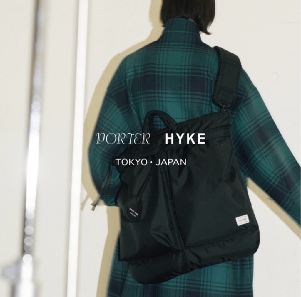 PORTER x HYKE 25FW コラボバッグコレクションが国内12月12日より発売 | UP TO DATE