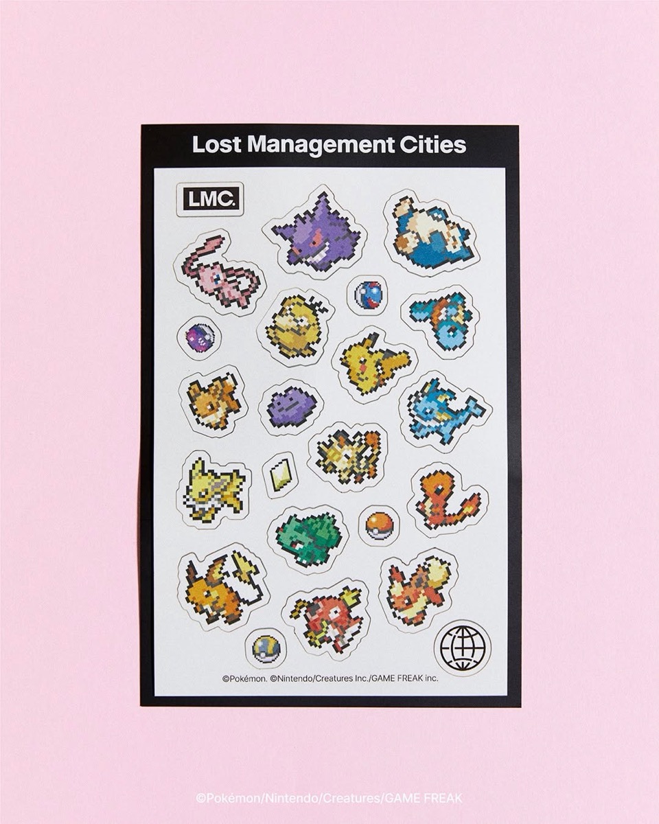 LMC. x Pokémon Pixel Art Collection ‘BUILT IN PIXELS’が6月2日よりMUSINSA限定で ...