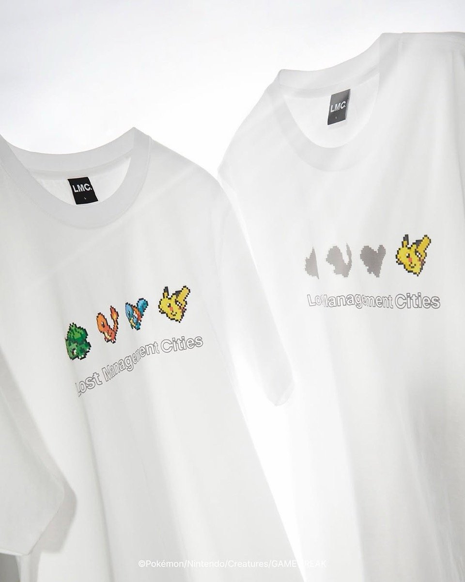 LMC. x Pokémon Pixel Art Collection ‘BUILT IN PIXELS’が6月2日よりMUSINSA限定で ...